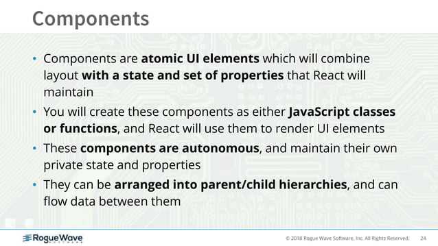 Intro to React | PPTX | Web Development | Internet