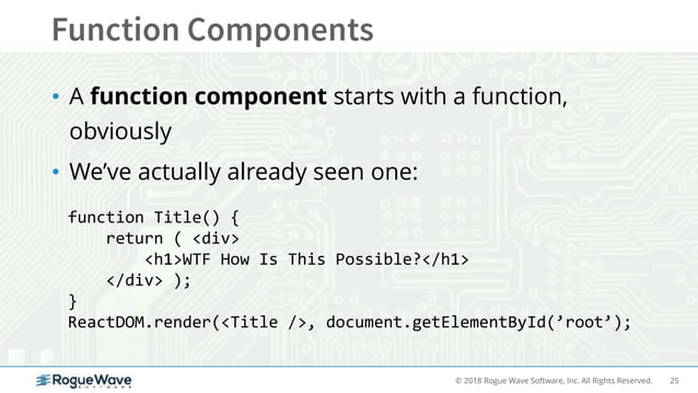 Intro to React | PPTX | Web Development | Internet