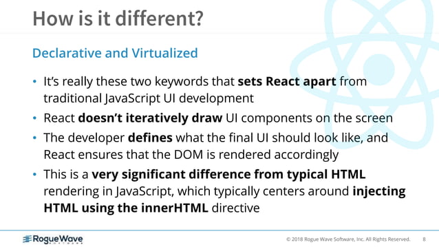 Intro to React | PPTX | Web Development | Internet