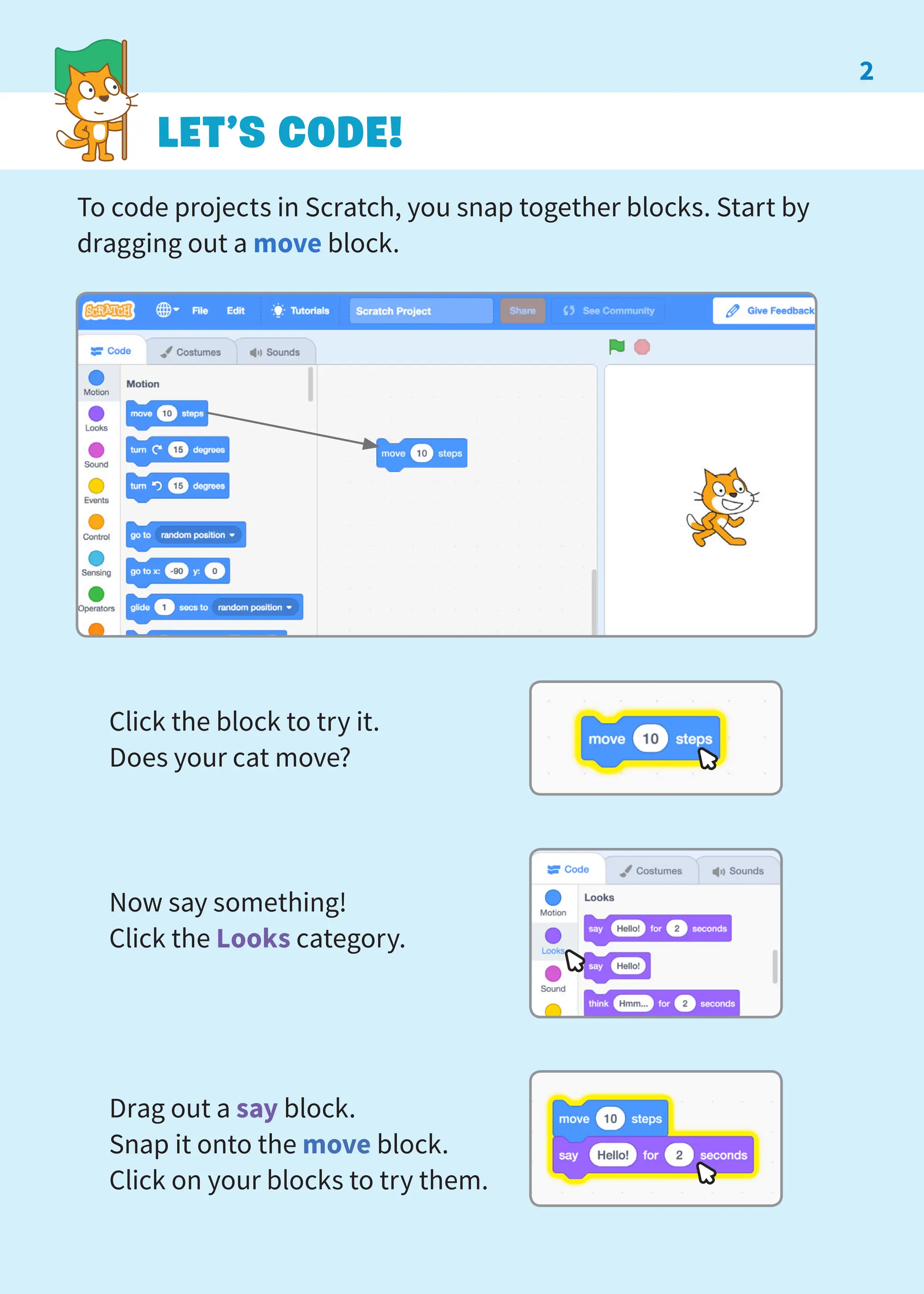 Getting-Started-With-Scratch-3.0 for kids programming | PDF