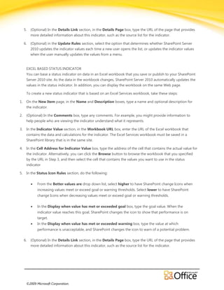 Getting Started with SharePoint Status Indicators - EPC Group | DOCX