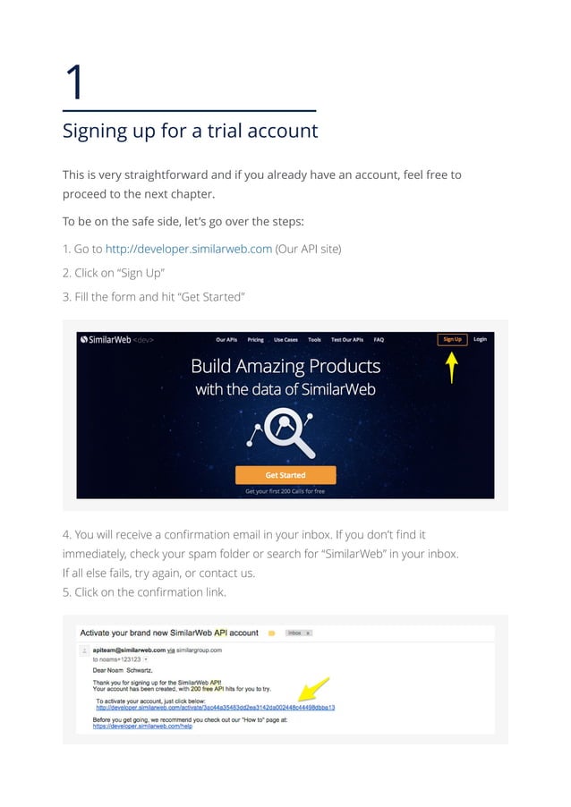 Getting started-with-similar web-api | PDF