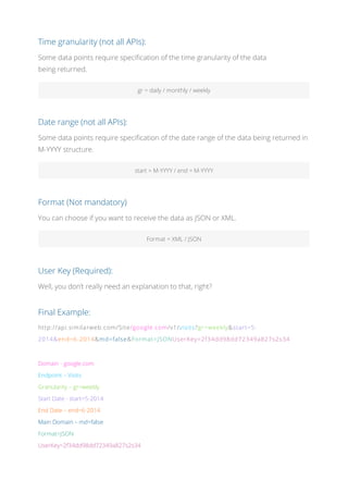 Getting started-with-similar web-api | PDF