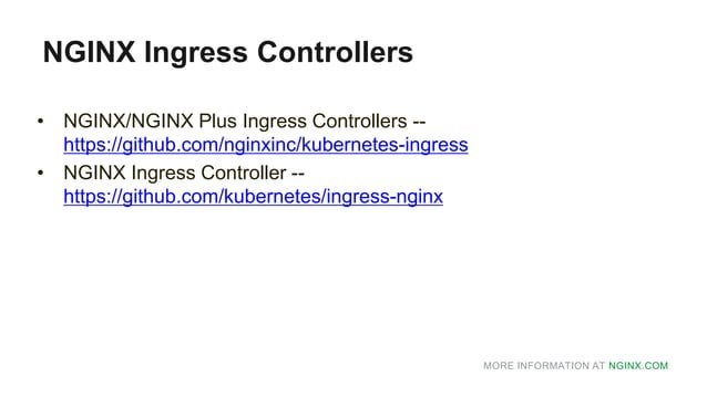 NGINX Kubernetes Ingress Controller: Getting Started – EMEA | PPTX ...