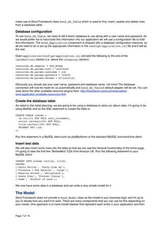 Getting started-with-zend-framework | PDF