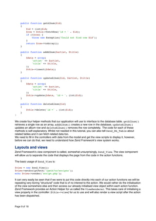 Getting started-with-zend-framework | PDF