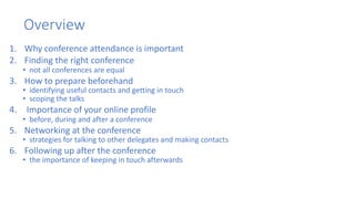 Getting the-most-out-of-conferences | PPT
