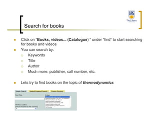 Getting to know YOUR Library | PPT