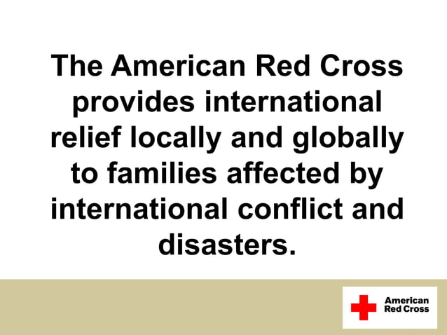 Getting To Know Your Local Red Cross | PPT