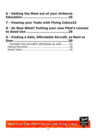 Getting your-pilots-license | PDF