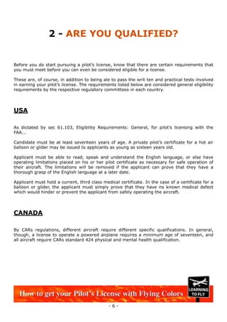 Getting your-pilots-license | PDF