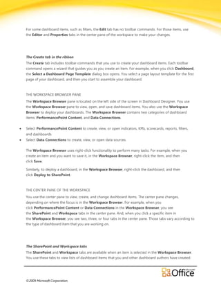 Getting Acquainted with PerformancePoint Dashboard designer ...