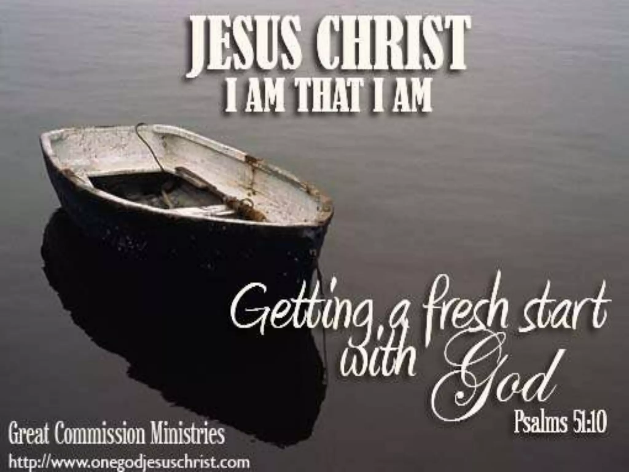 Getting a fresh start with god | PPT