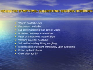 Getting ahead of headaches | PPT