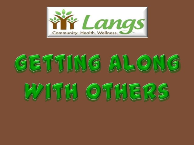 Getting along with others | PPTX