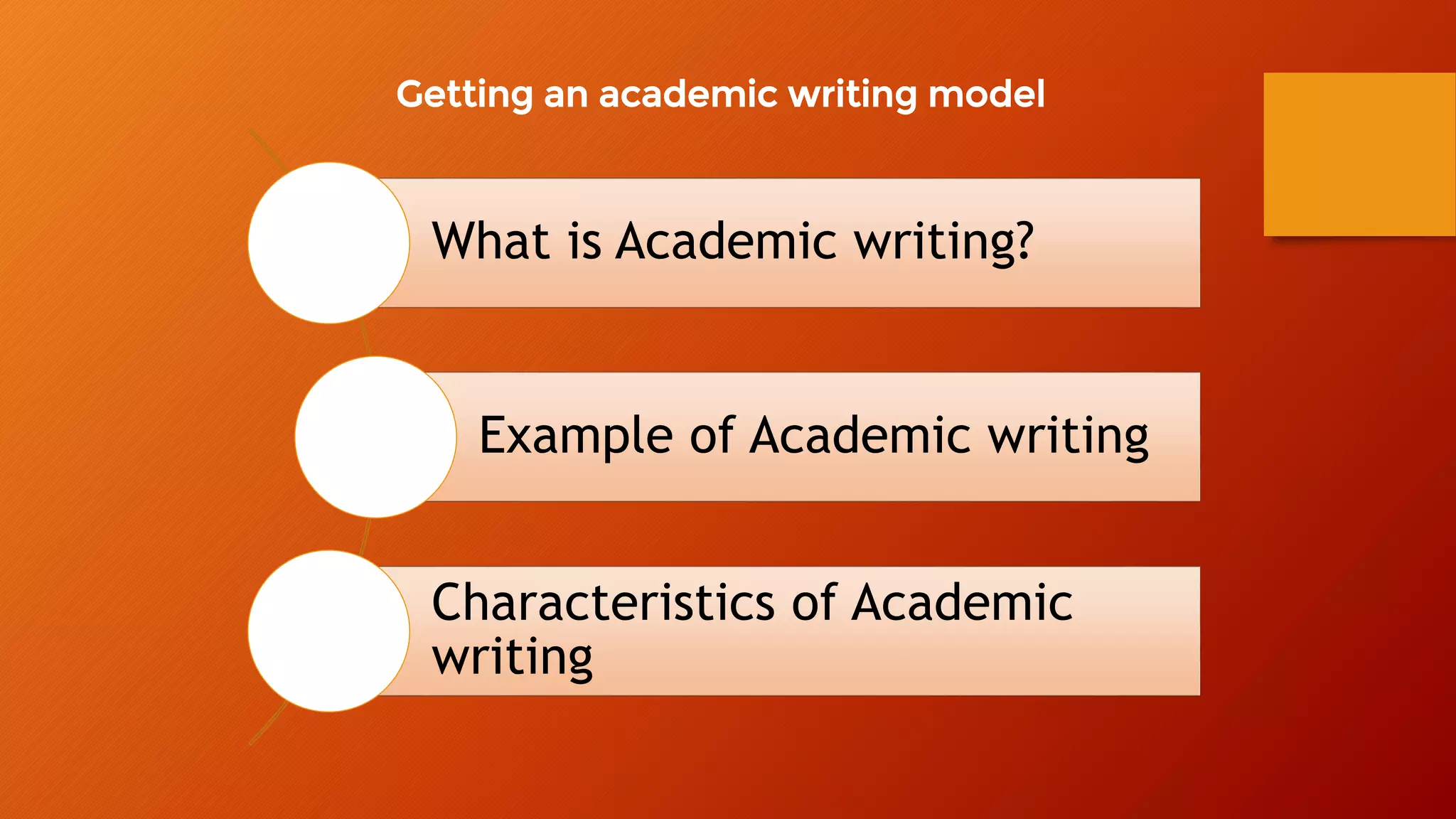 Getting an academic writing model karina beltran. | PPT