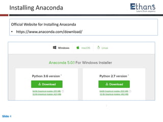 Installing Anaconda Distribution of Python | PDF