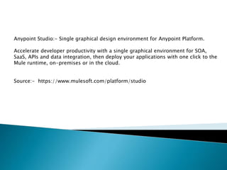 Getting anypoint studios all versions | PPT