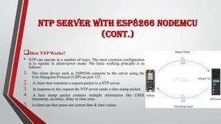 Getting date and time from ntp server with esp8266 node mcu | PPT