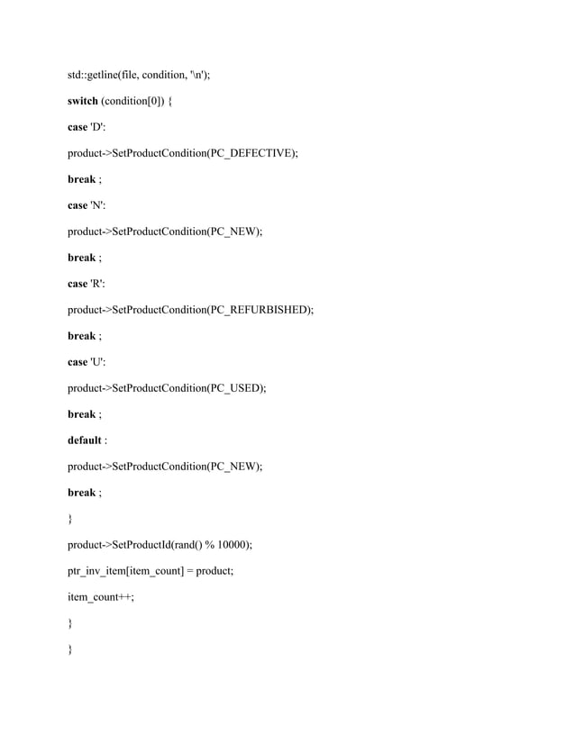 Getting error - (Return type of out-of-line definition of 'Product--Ge ...