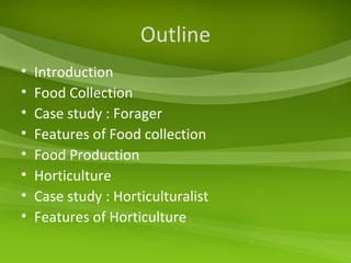 Getting food anthropology | PPT