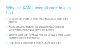Getting hands on with xaml and xamarin | PPTX