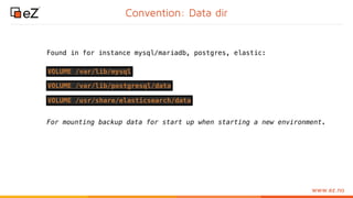 Getting instantly up and running with Docker and Symfony | PPT