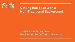 JAHLELA HASLE about HOW TO GET INTO IT | PDF