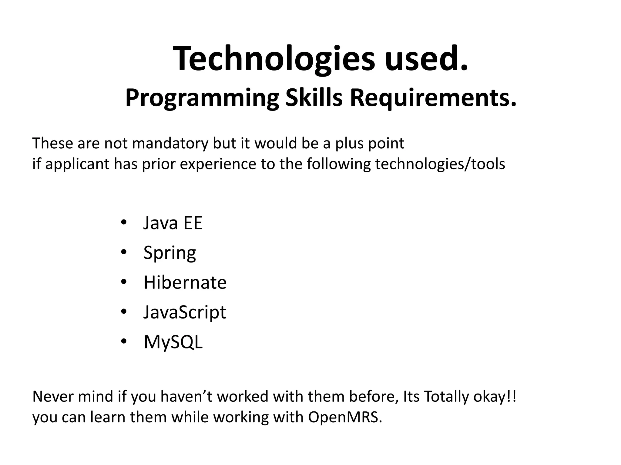 OpenMRS: Getting involved | PPTX