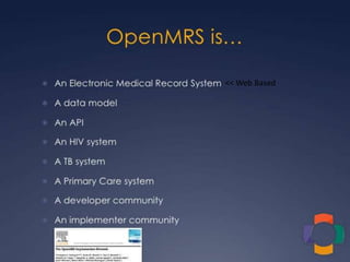 OpenMRS: Getting involved | PPTX