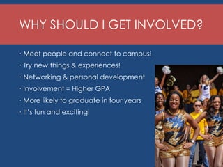 Getting involved on campus | PPTX