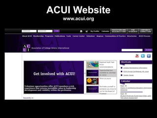 Getting Involved with ACUI | PPTX