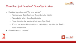 Getting it Right: OpenStack Private Cloud Storage | PDF
