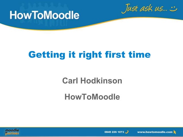 Getting it right first time | PPTX