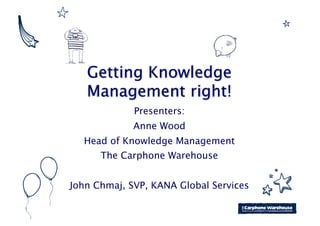 Getting Km Right 09 | PPT