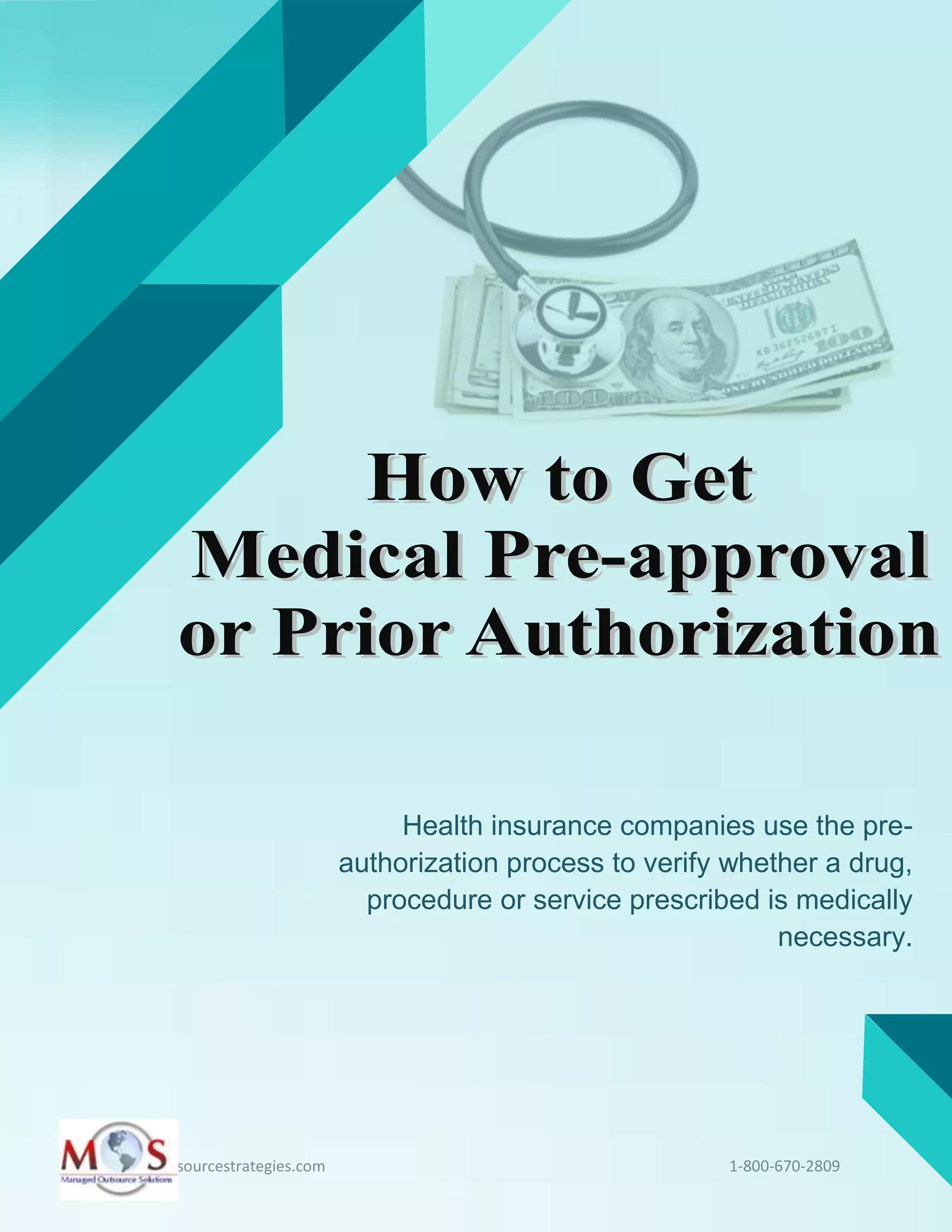 How to Get Medical Pre-approval or Prior Authorization Effectively | PDF