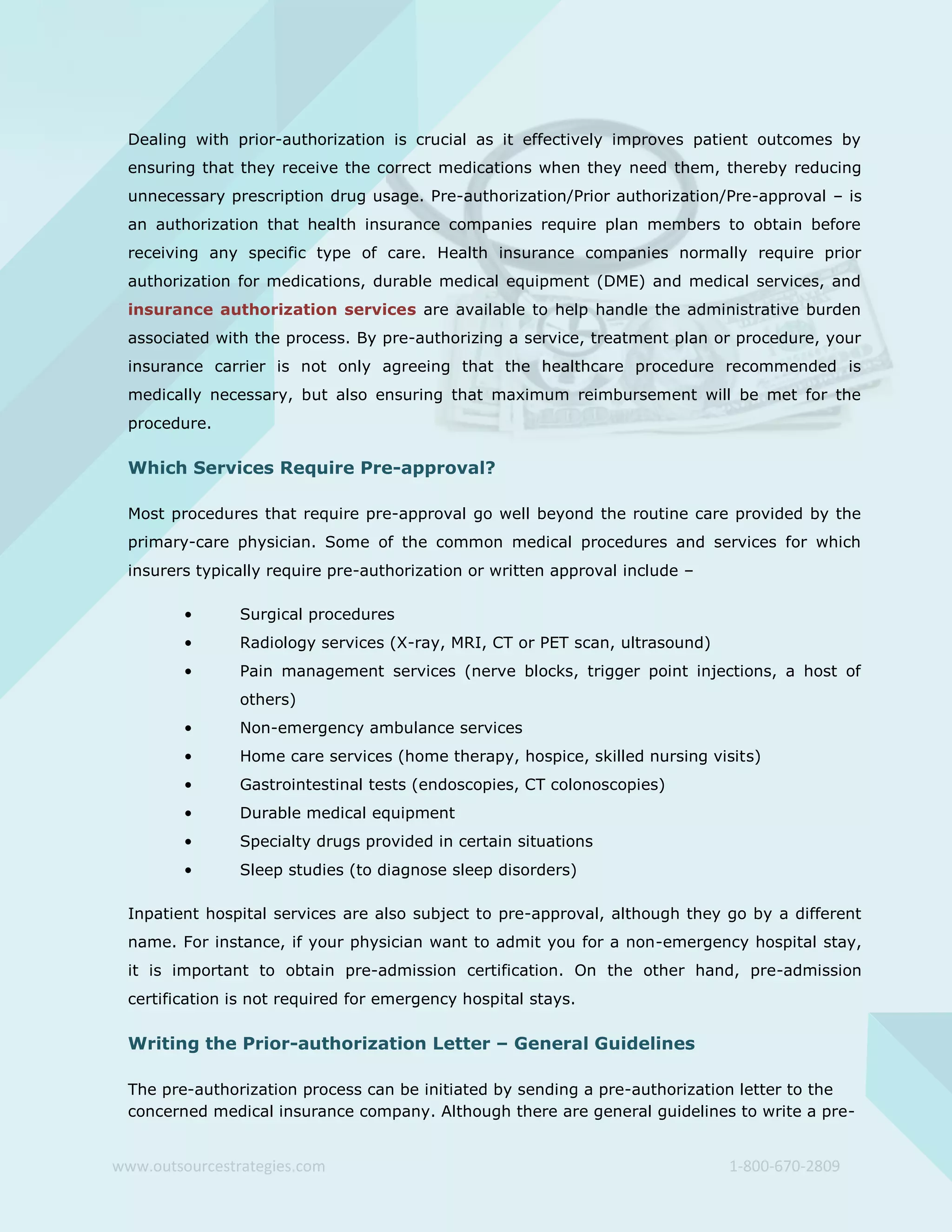 How to Get Medical Pre-approval or Prior Authorization Effectively | PDF