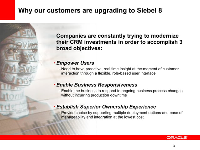 Getting More From Siebel | PPT