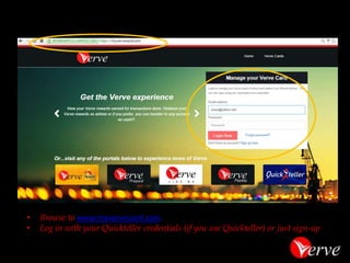 Getting More from Your Verve Card | PDF