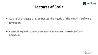 Getting more into scala | PPT