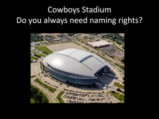 Getting Naming Rights, Right | PDF