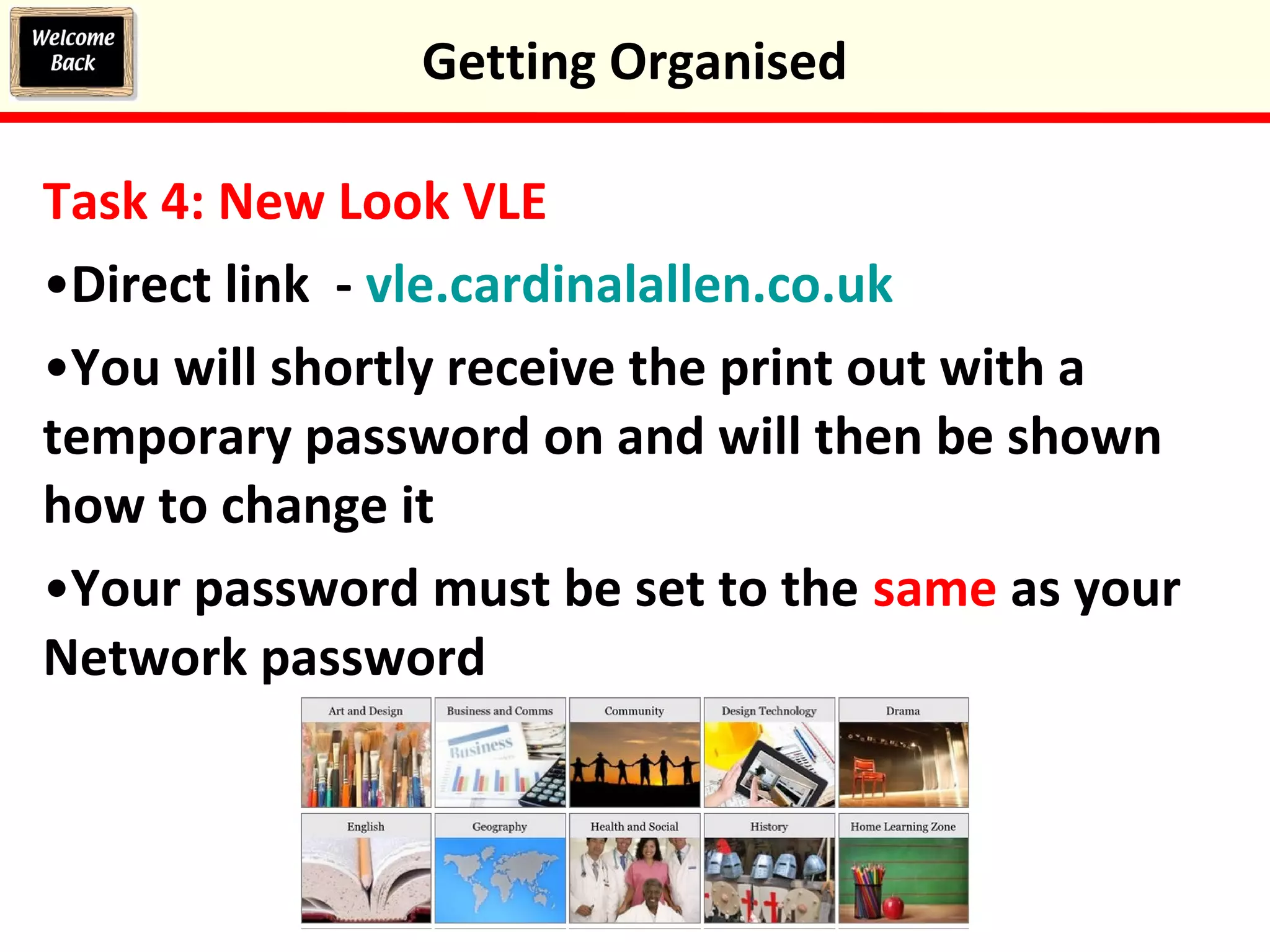 Getting organised | PPT