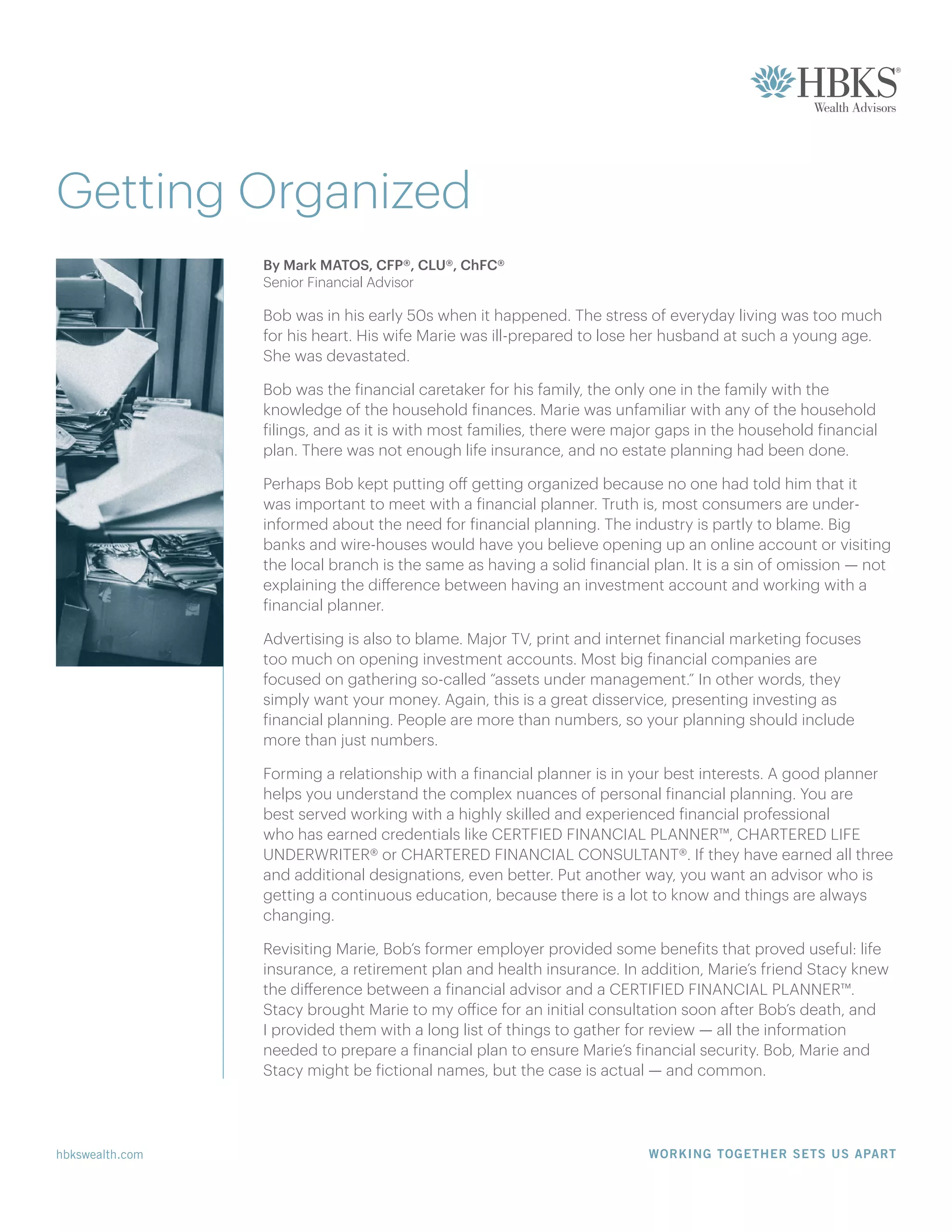 Getting Organized | PDF
