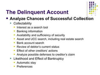 Getting Paid on Your Delinquent Account | PPT