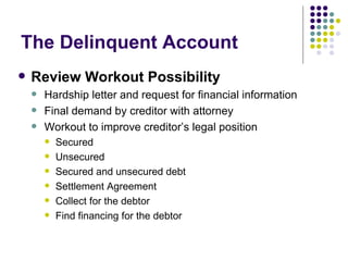 Getting Paid on Your Delinquent Account | PPT