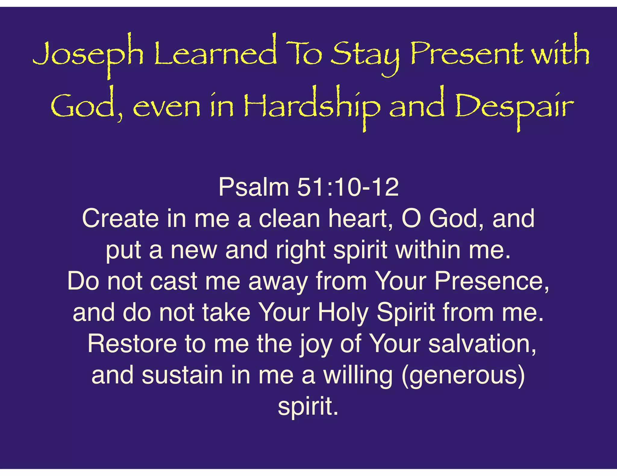 Getting Past Your Past | PDF