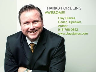 Management Training Workshop | Clay Staires | 918-798-0852 | PPTX ...