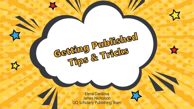 Getting published tips and tricks | PPT