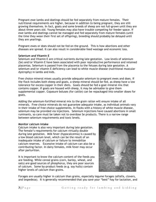 Getting ready for lambing and kidding | PDF