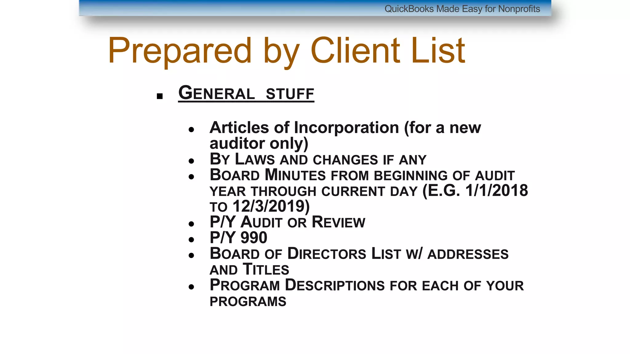 Getting Ready for an Audit: Everything You Need to Know | PDF